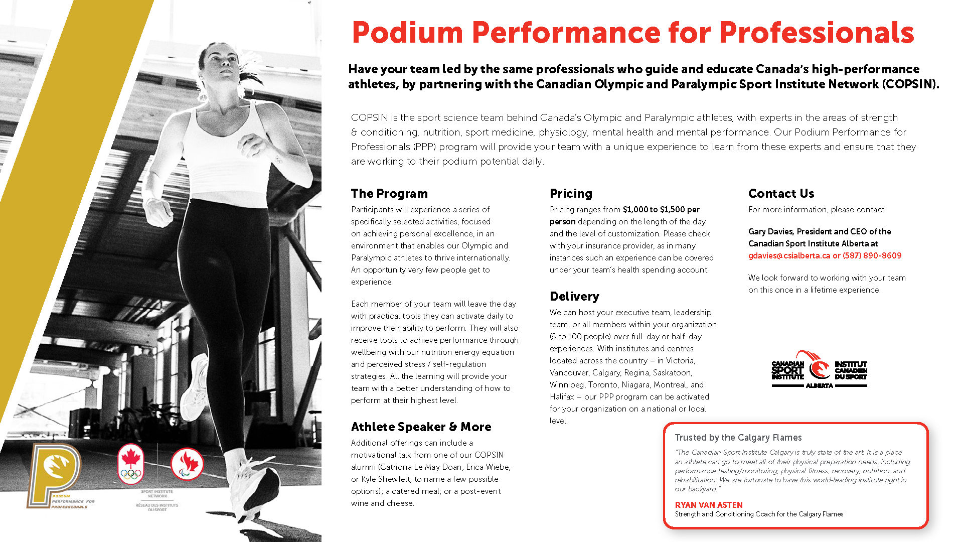 Podium Performance for Professionals - CSI Alberta